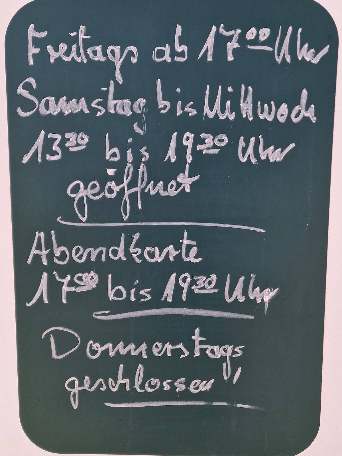 Speisekarte von Domäne Loog cafe, Juist, Domäne Loog