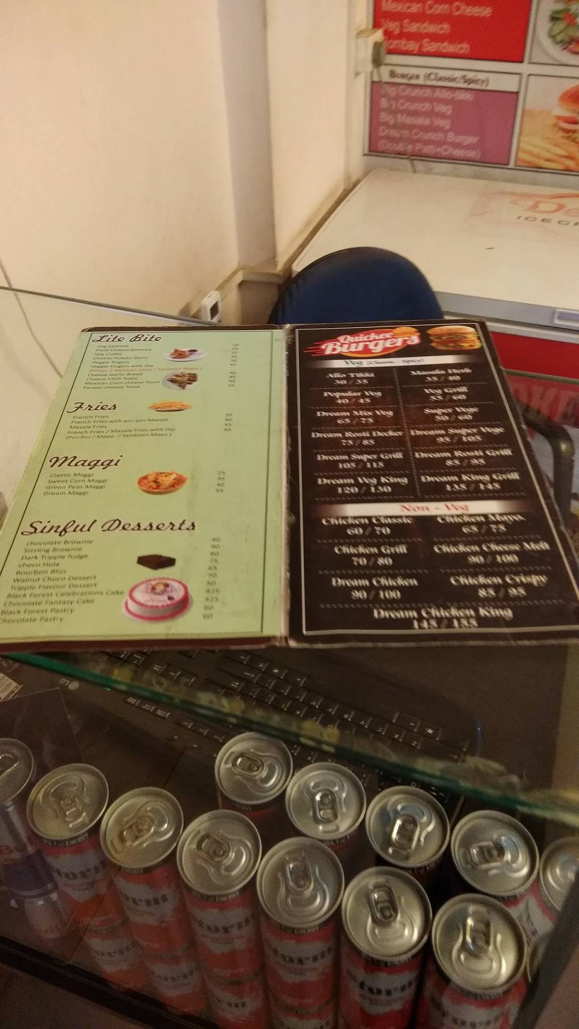 Menu at Cafe Dreamland, Pune, Swami Heights