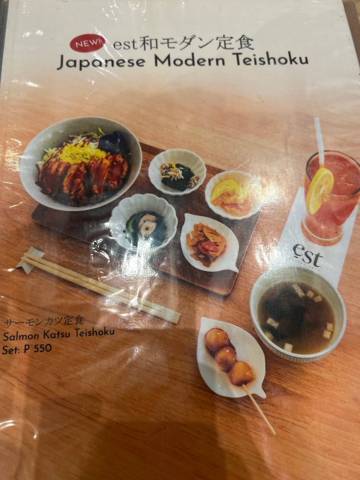 Menu at EST Bakery Cafe, Taguig