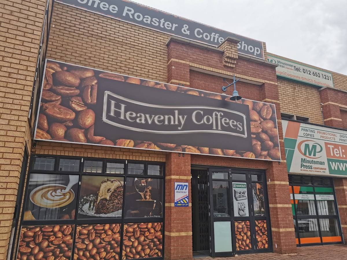 Menu at Heavenly Coffees cafe, Centurion, ℅ Hendrik Verwoerd