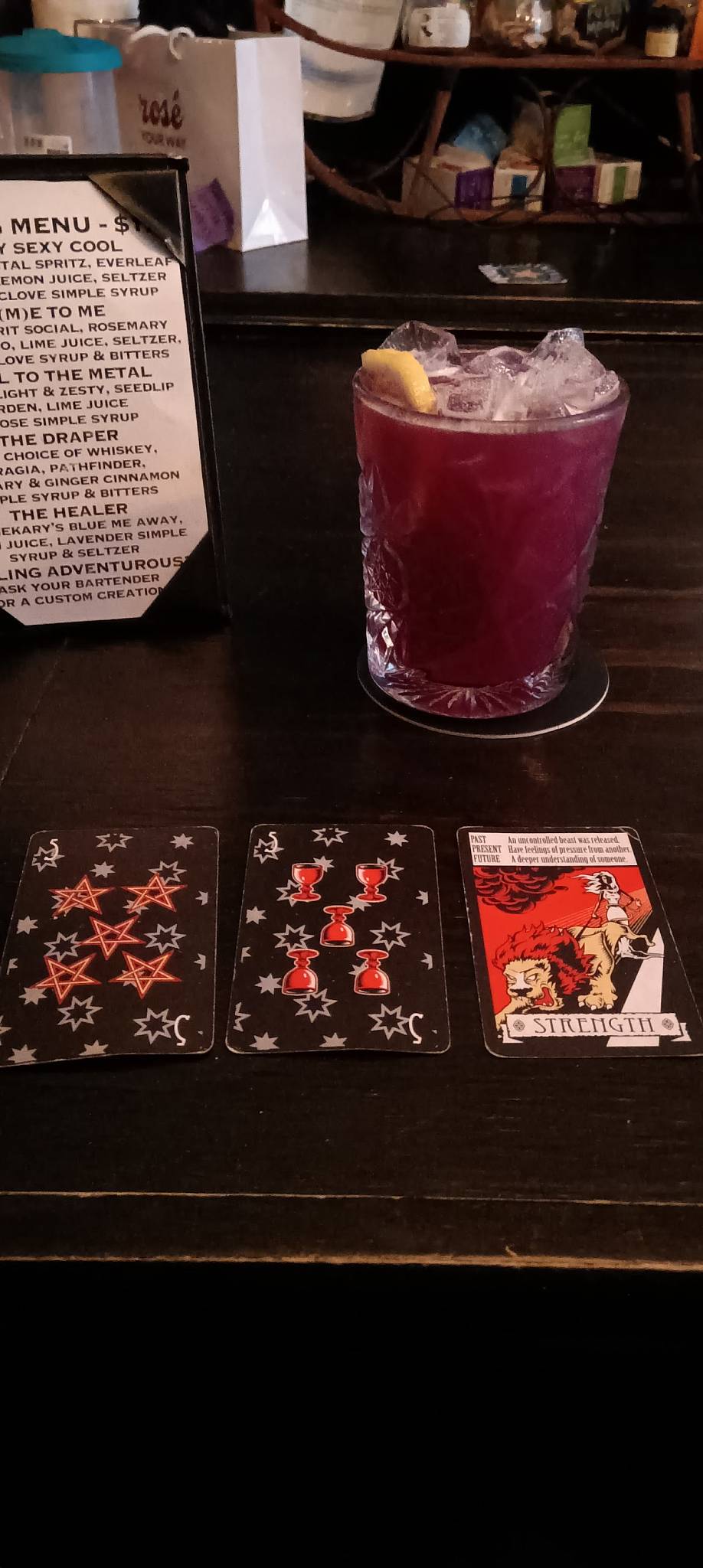 Menu at Hekate Café & Elixir Lounge cafe, New York City