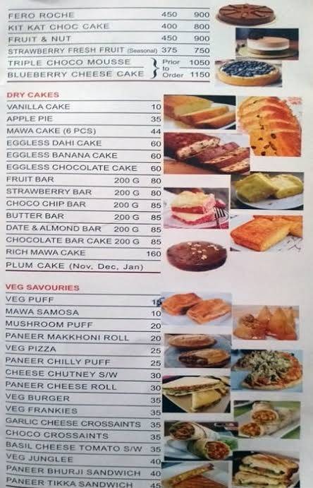 Menu at Jimmy Boy Mahim, Mumbai
