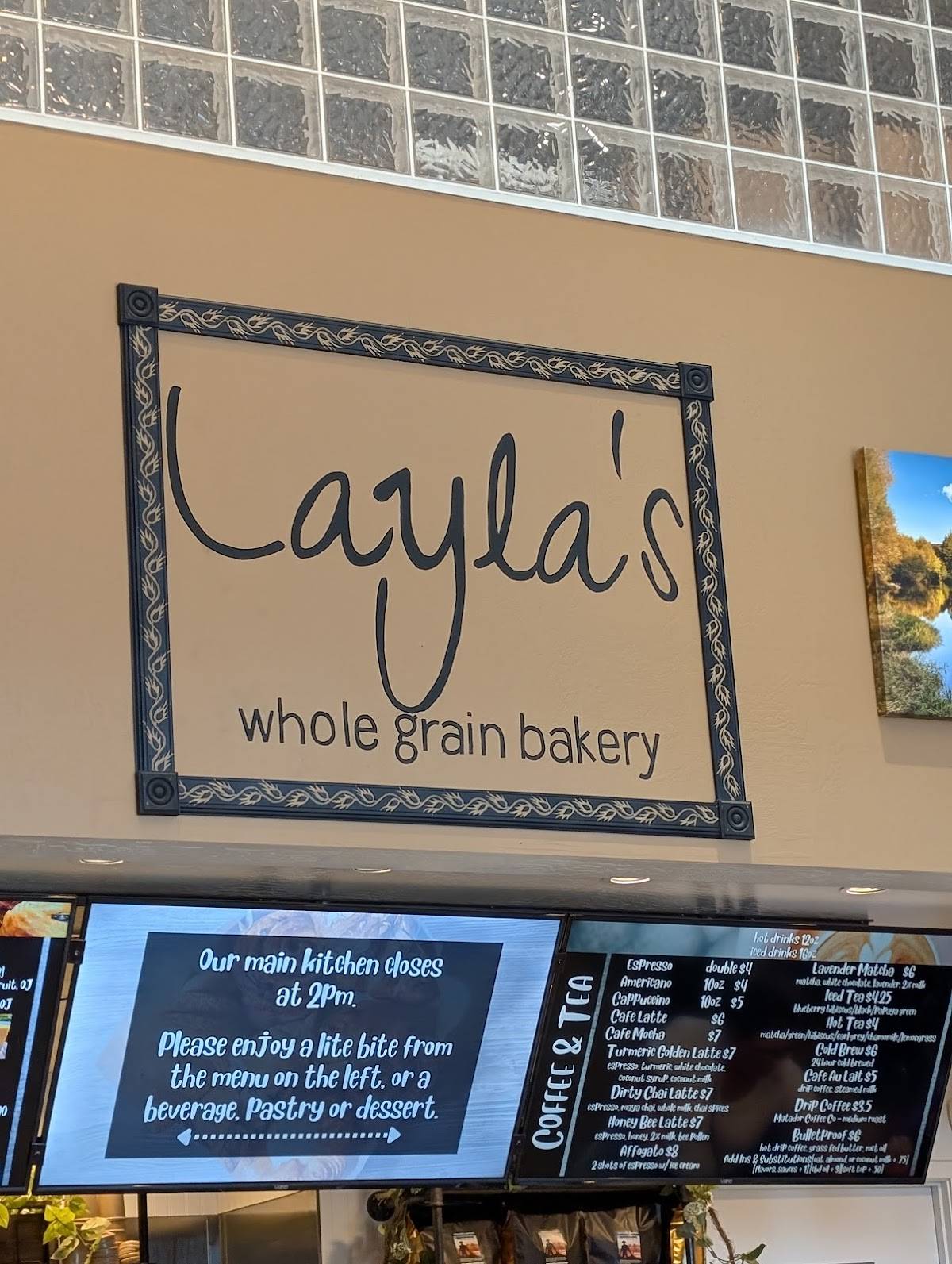 Menu at Layla's Bakery-Cafe, Sedona, W State Rte 89A #200