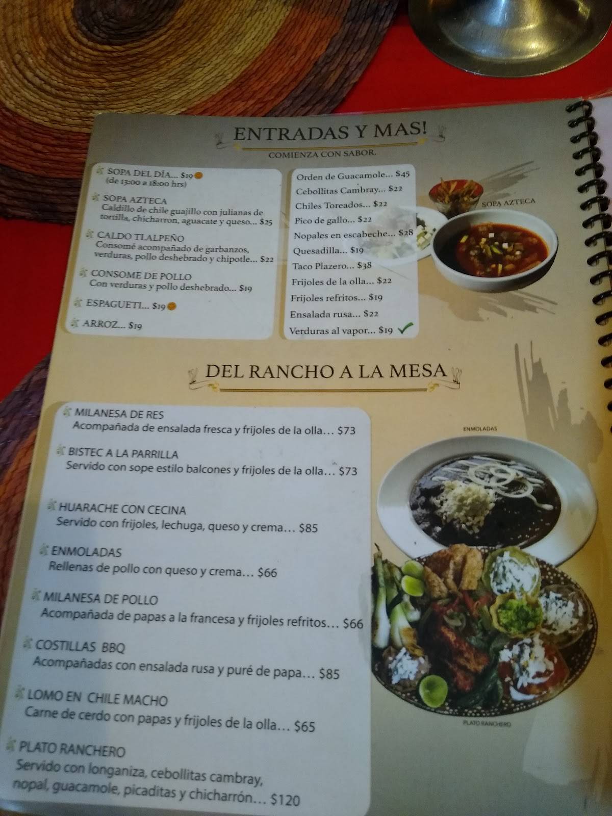 Carta de Café Los Balcones, Huixquilucan de Degollado, Av. Venustiano ...