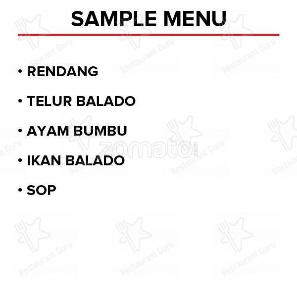 Menu at kafe maja cafe, Jakarta