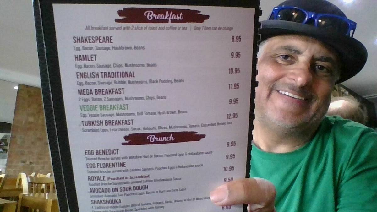 Menu at Cafe Muro, Brentwood