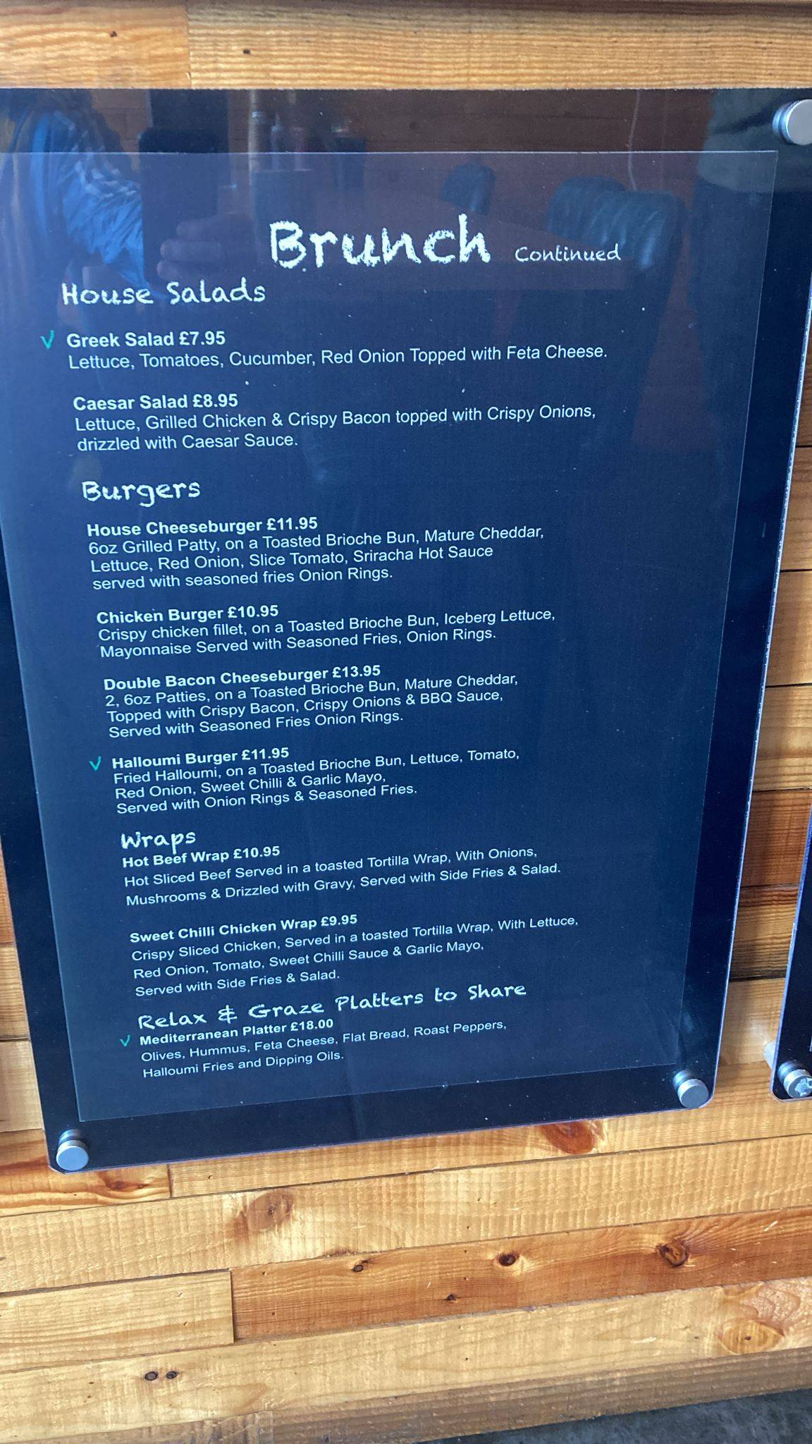 Menu at Northern Ivy Cafe, Bolton