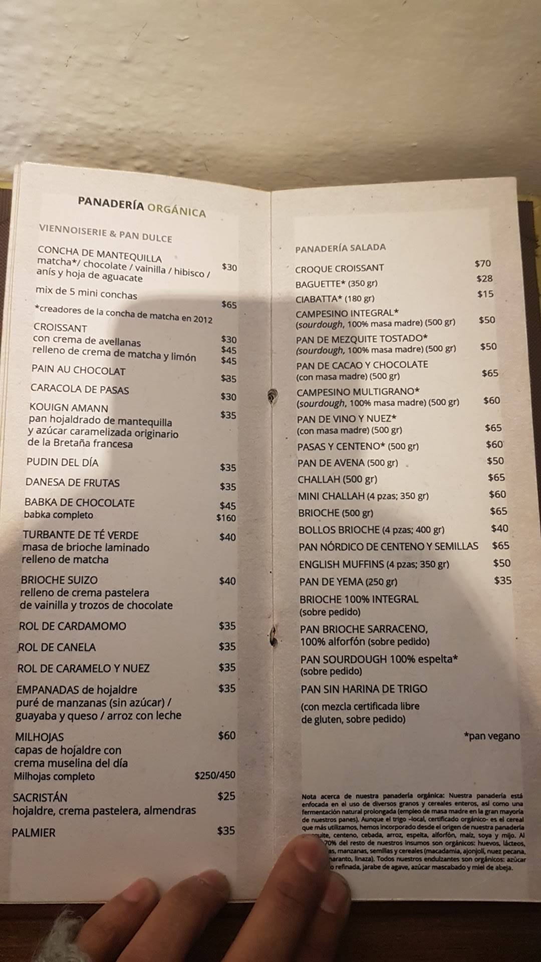 Carta de Café Ruta de la Seda, Ciudad de México, Aurora 1