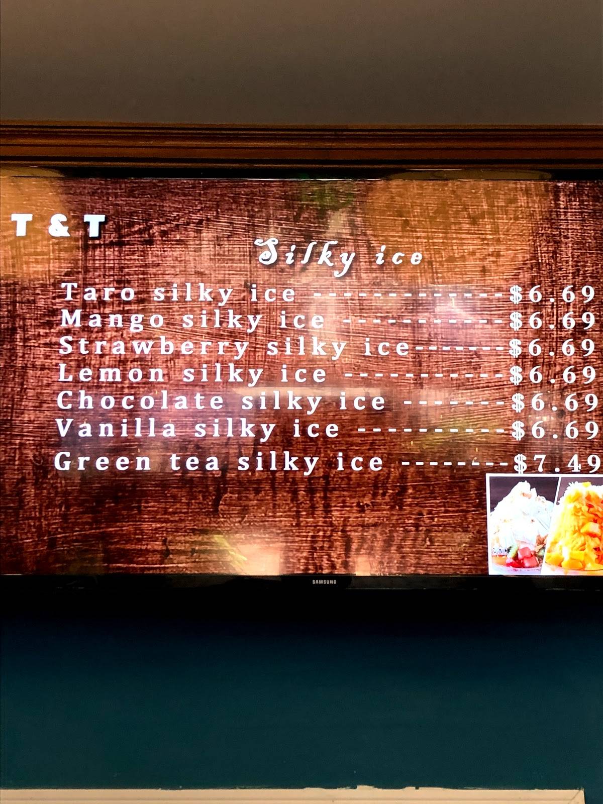 Menu at Tnt Cafe, Bonham