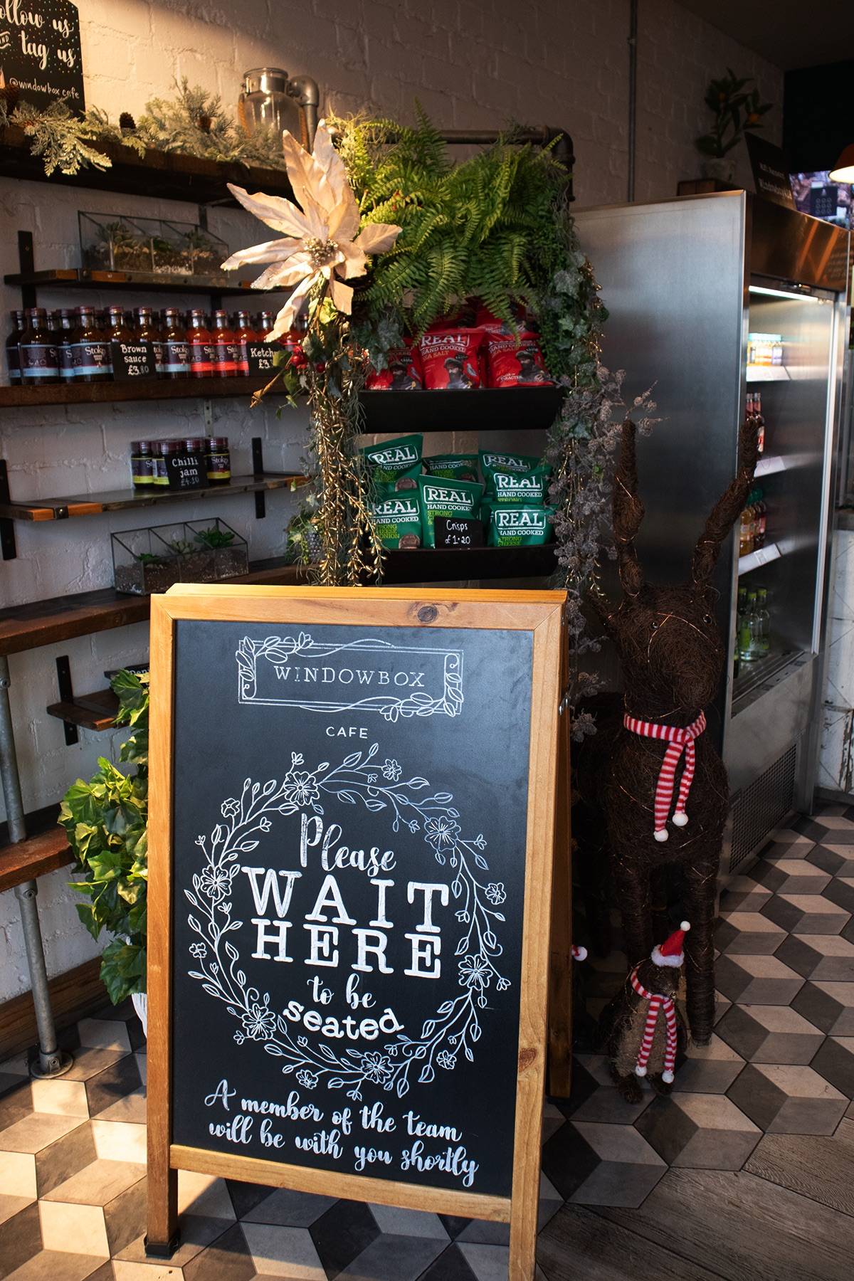 Menu at Windowbox Cafe, Sutton Coldfield