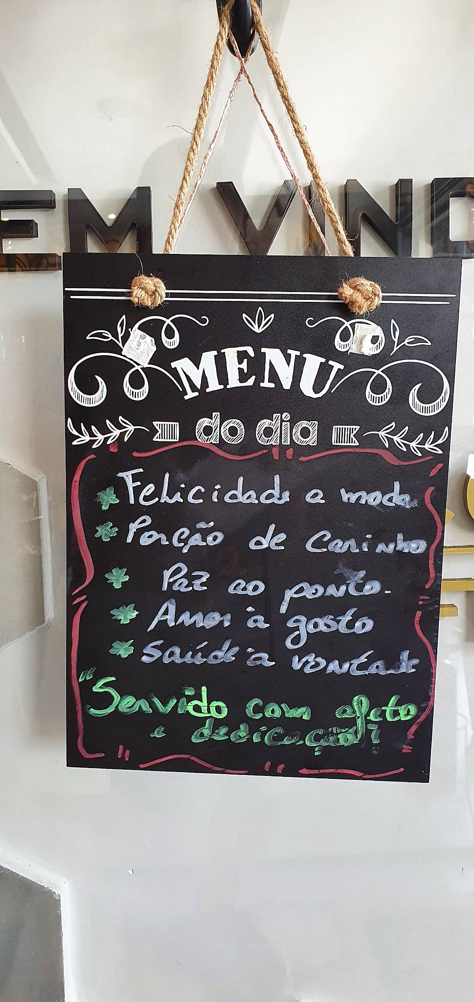 Carta de Mecca Café, Guarulhos