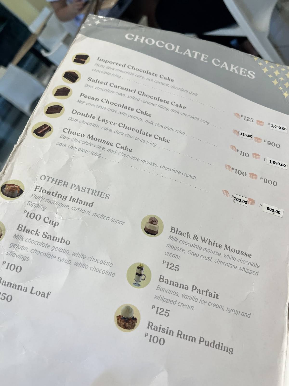 Menu at Calea Pastries & Coffee cafe, Bacolod, Balay Quince