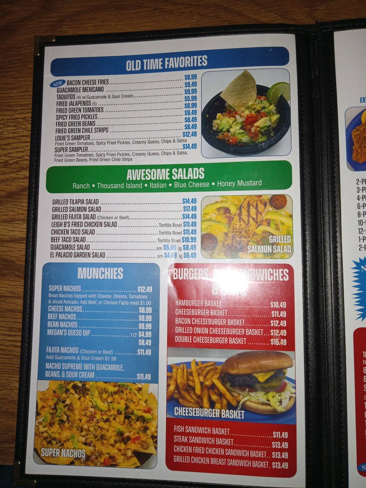 Menu at Catfish Corner restaurant, Ardmore