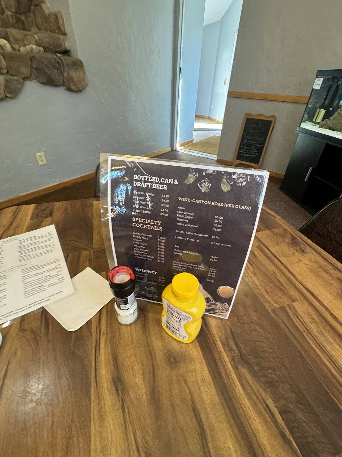 Menu at Cattails Bar & Grille LLC, USA