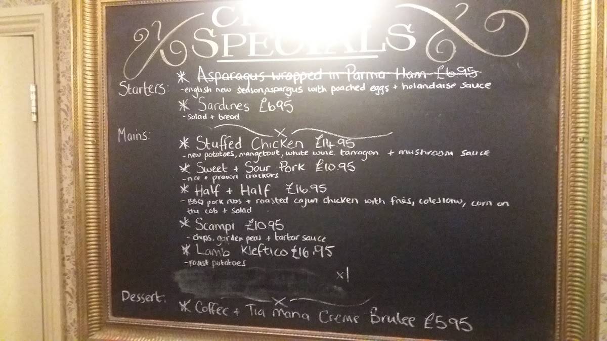 Menu at Brampton Halt pub & bar, Northampton