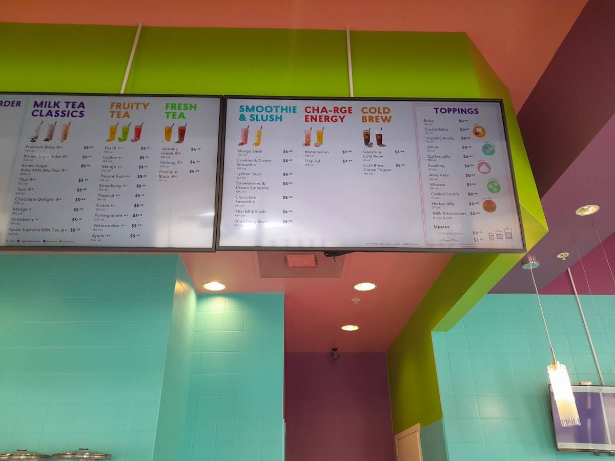 Menu at Chatime Coconut Point pub & bar, Estero