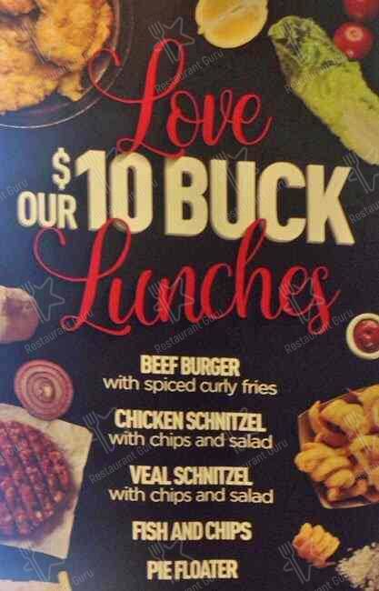 Menu at Chatswood rsl restaurant, Chatswood, 446 Victoria Ave