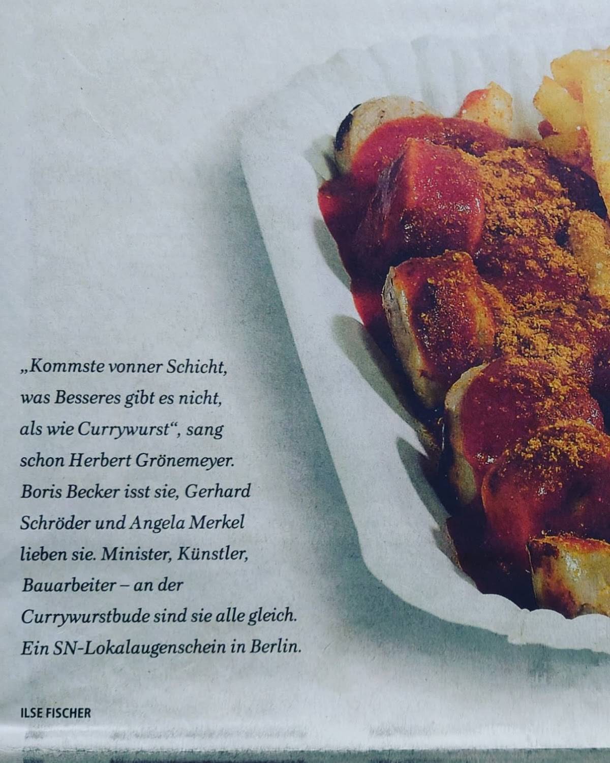 Menu au Bier's Currywurst - Checkpoint Charlie Friedrichstraße 207 ...