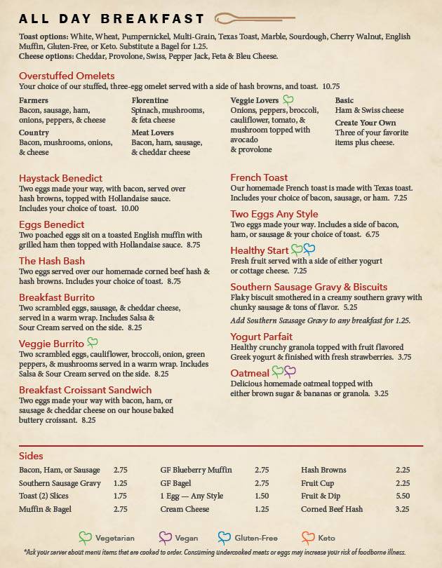 Menu at Chef Shell's Restaurant & Catering, Port Huron