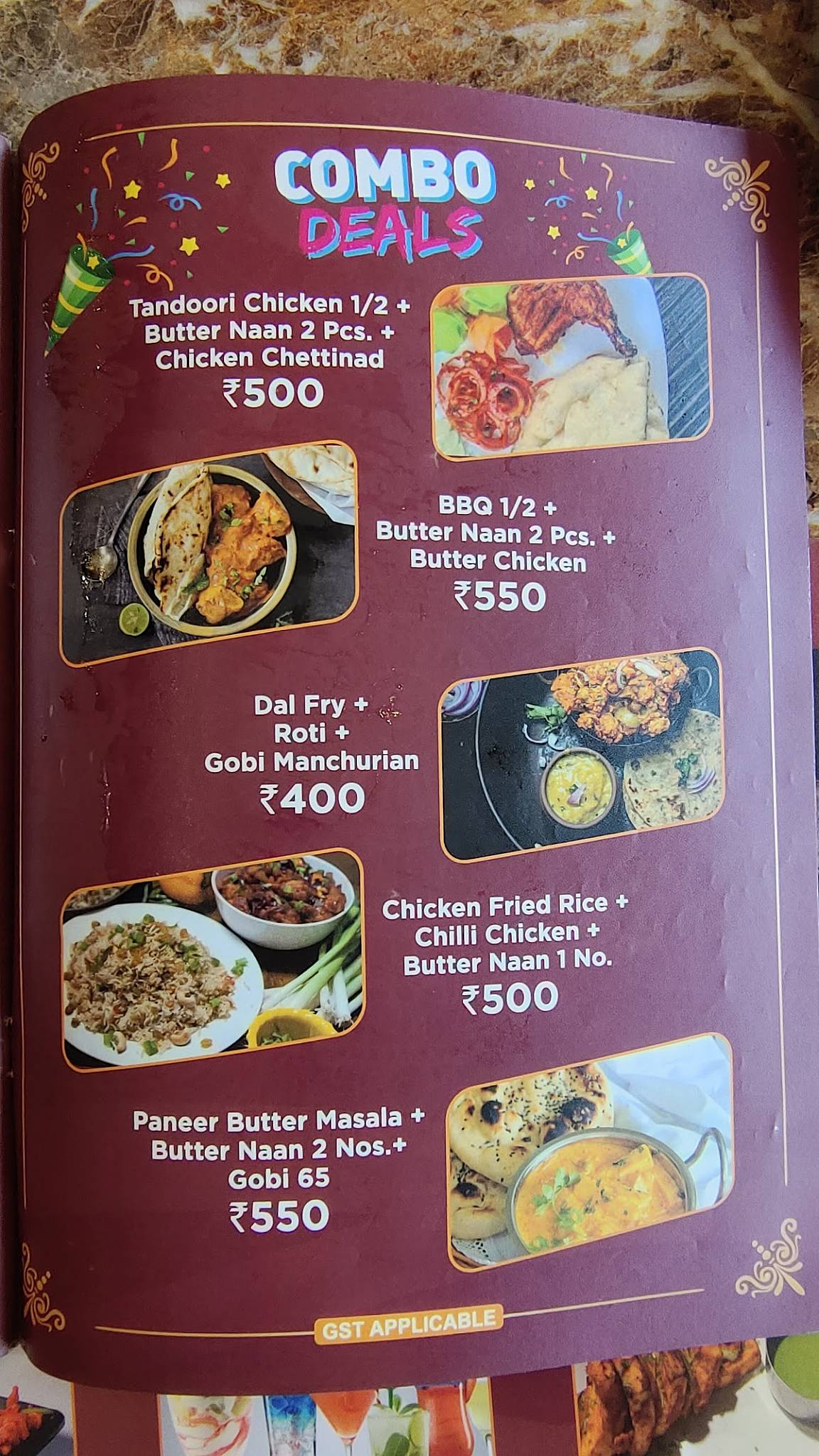 Menu at Chennai Darbar Restaurant & Banquet Hall in Ashok Nagar ...