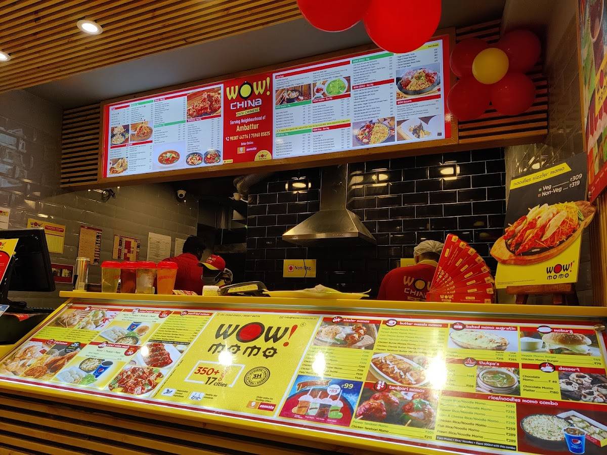 Menu at Wow! Momo, Chennai, 160/1