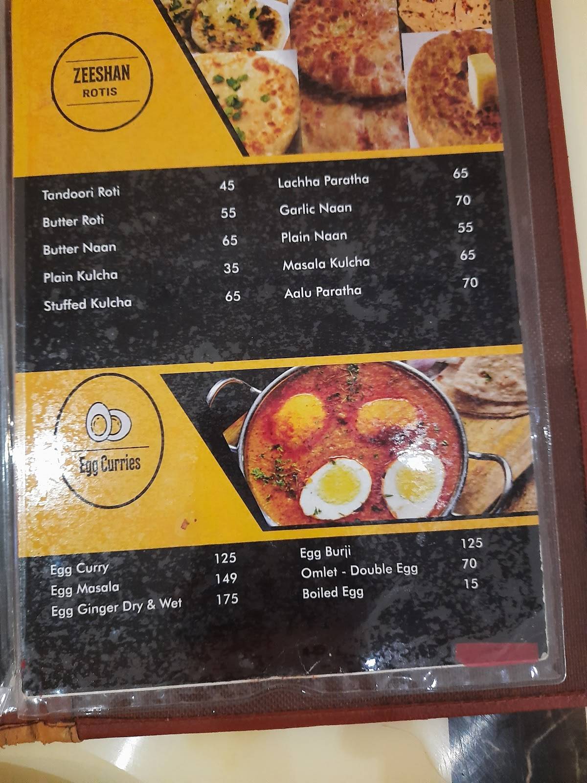 Menu at Zeeshan Restaurant Apna Hyderabadi Food, Chennai, House of ...