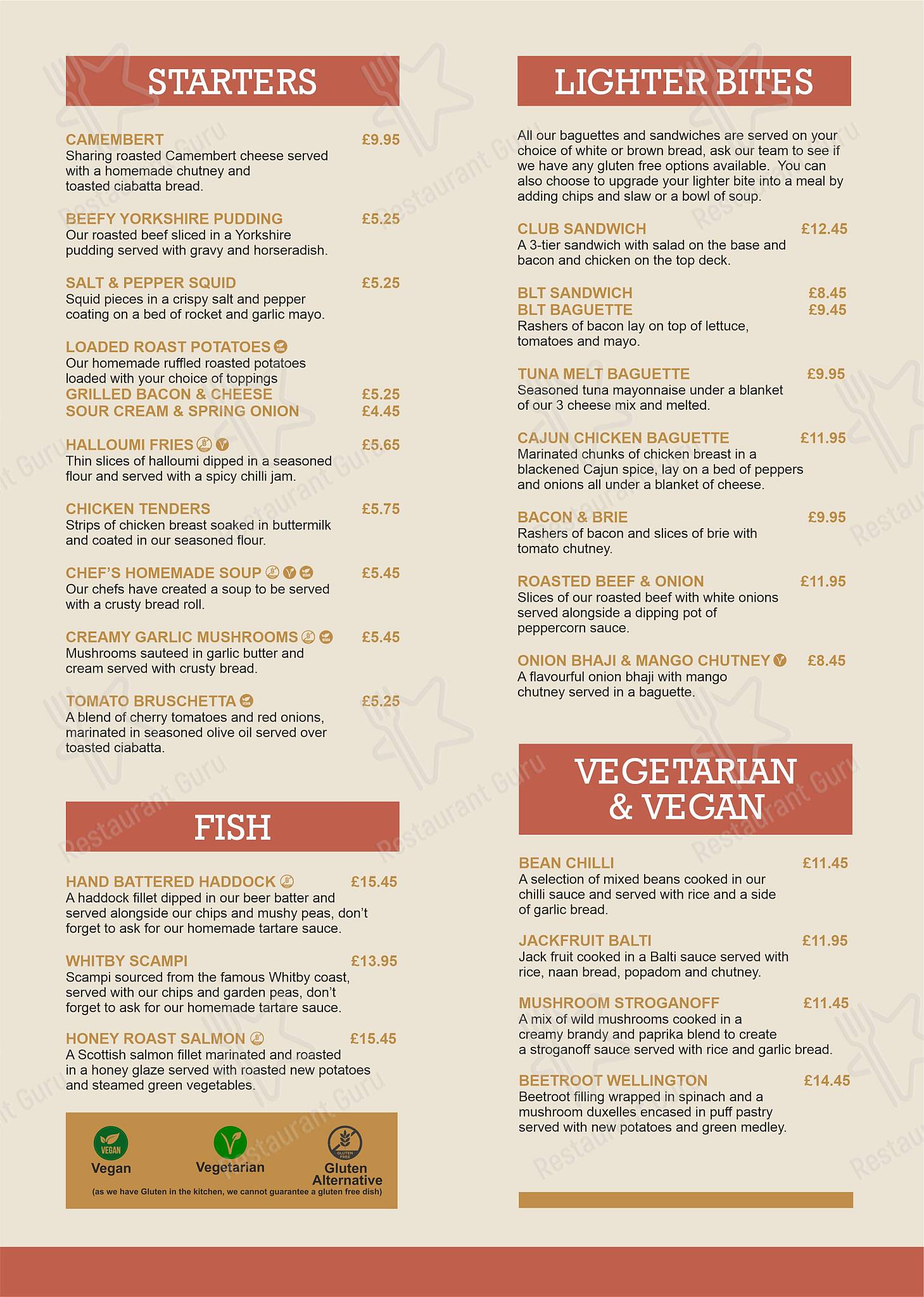 Menu at Cheshire Line Tavern pub & bar, Cheadle