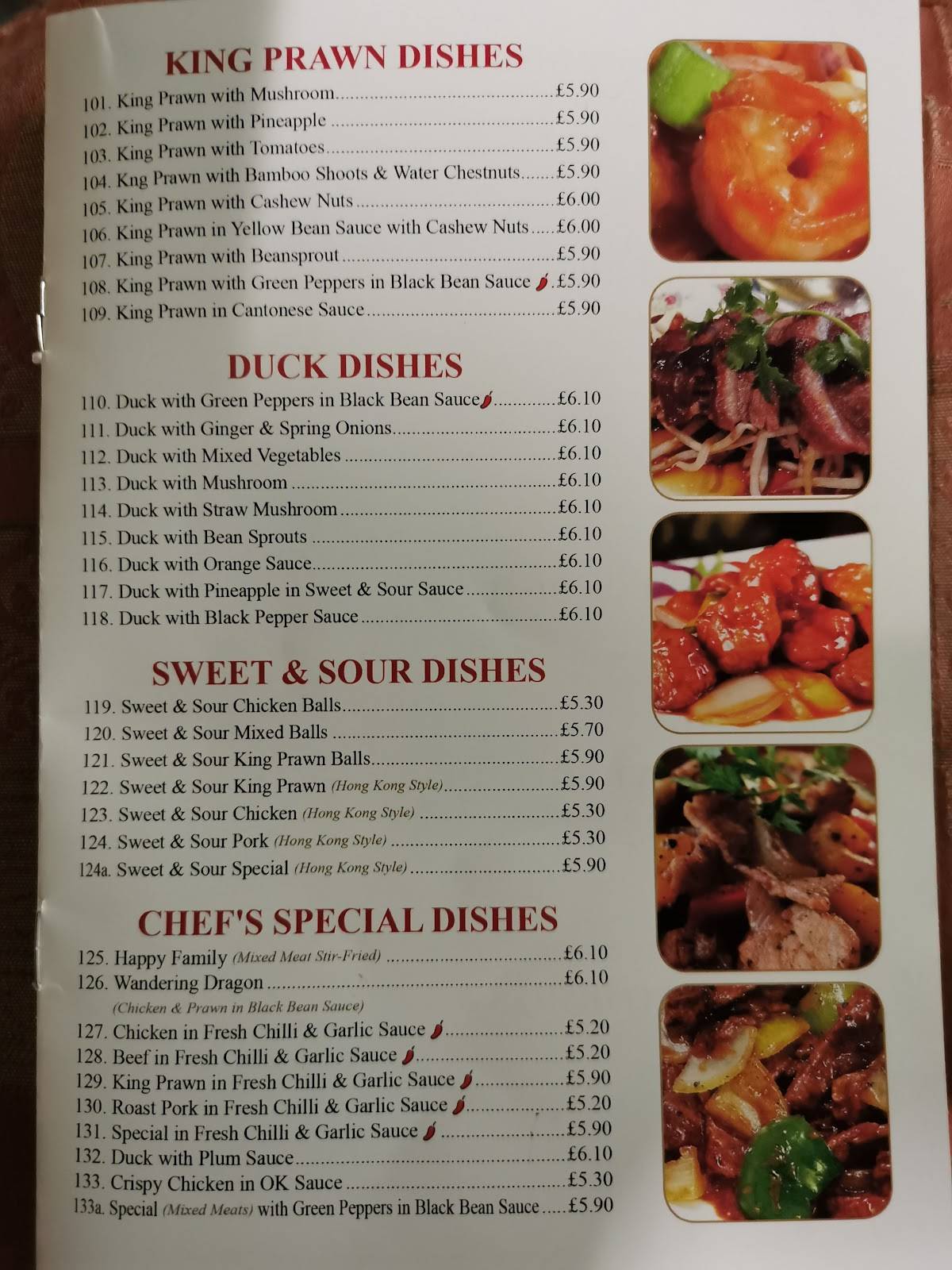 Menu at Hong Kong Delights restaurant, Doncaster