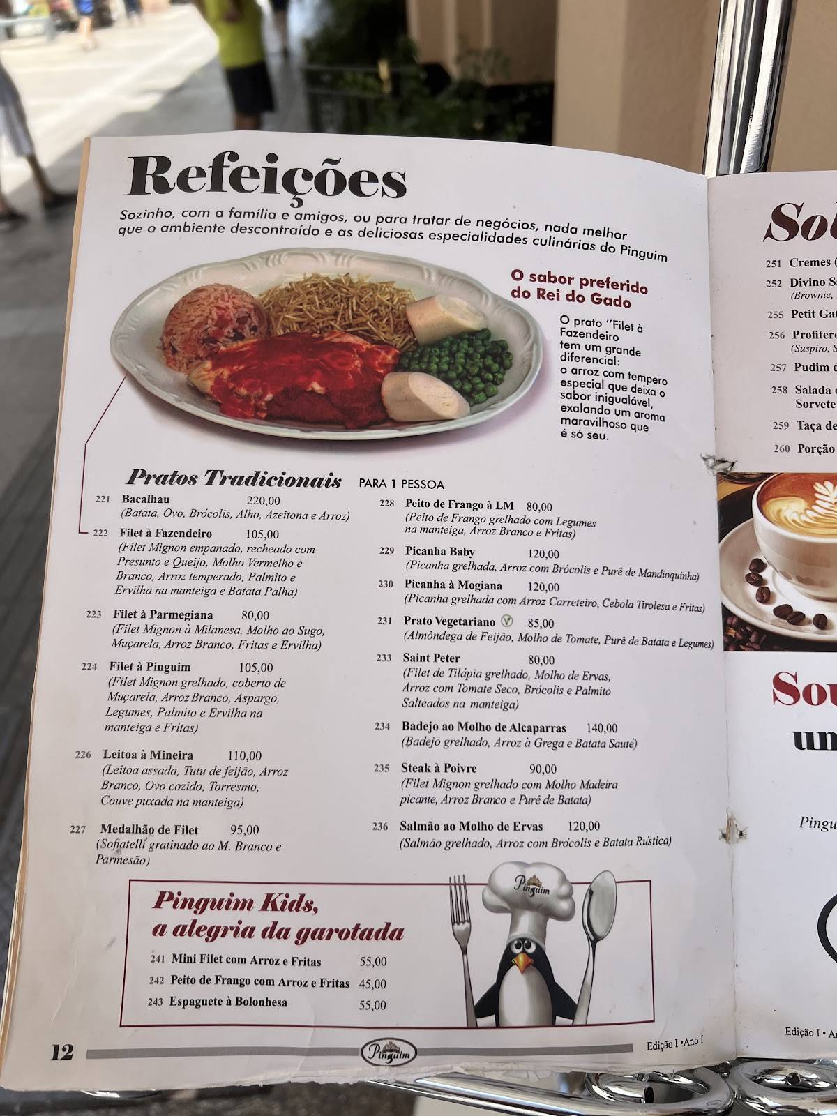 Menu em Choperia Pinguim pub & Bar, Ribeirão Preto, R. Gen. Osório