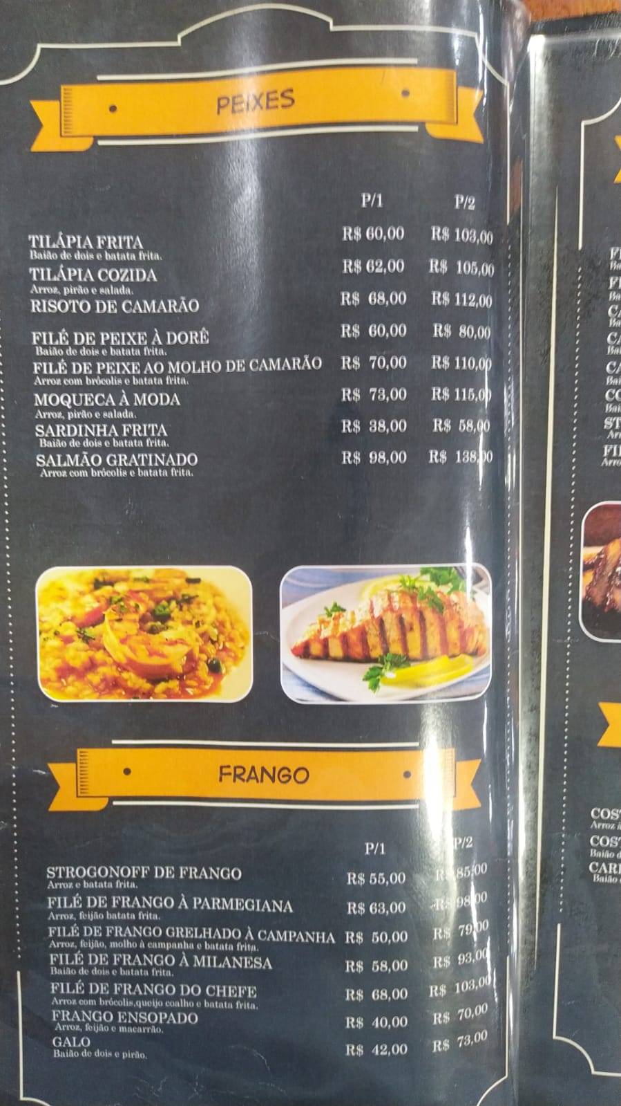 Menu em Cicero´s Bar e Restaurante RP, Rio de Janeiro