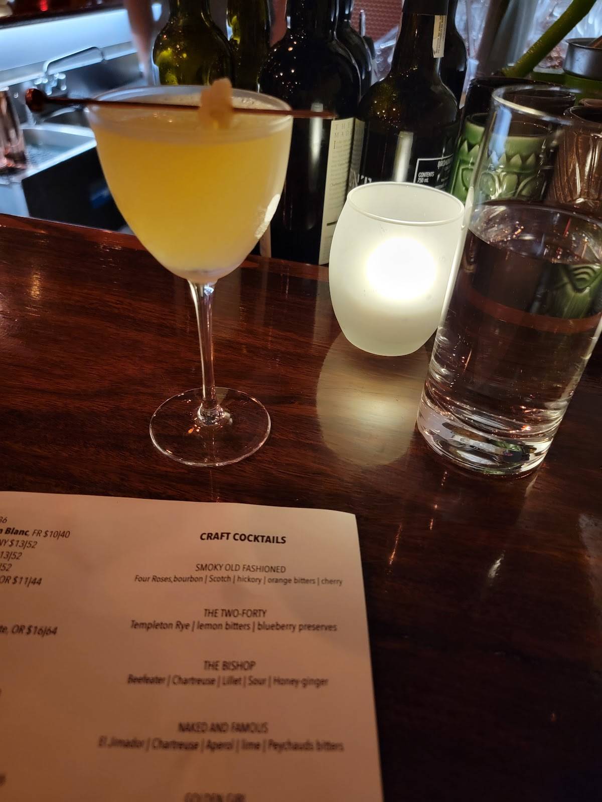 Menu at Circa 1918 Kitchen and bar, Newport News