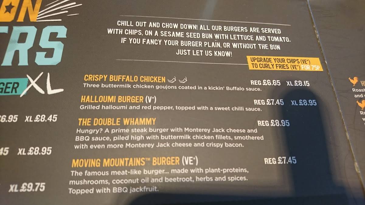 Menu at Cobblers Hall pub & bar, Newton Aycliffe, Carer's Way