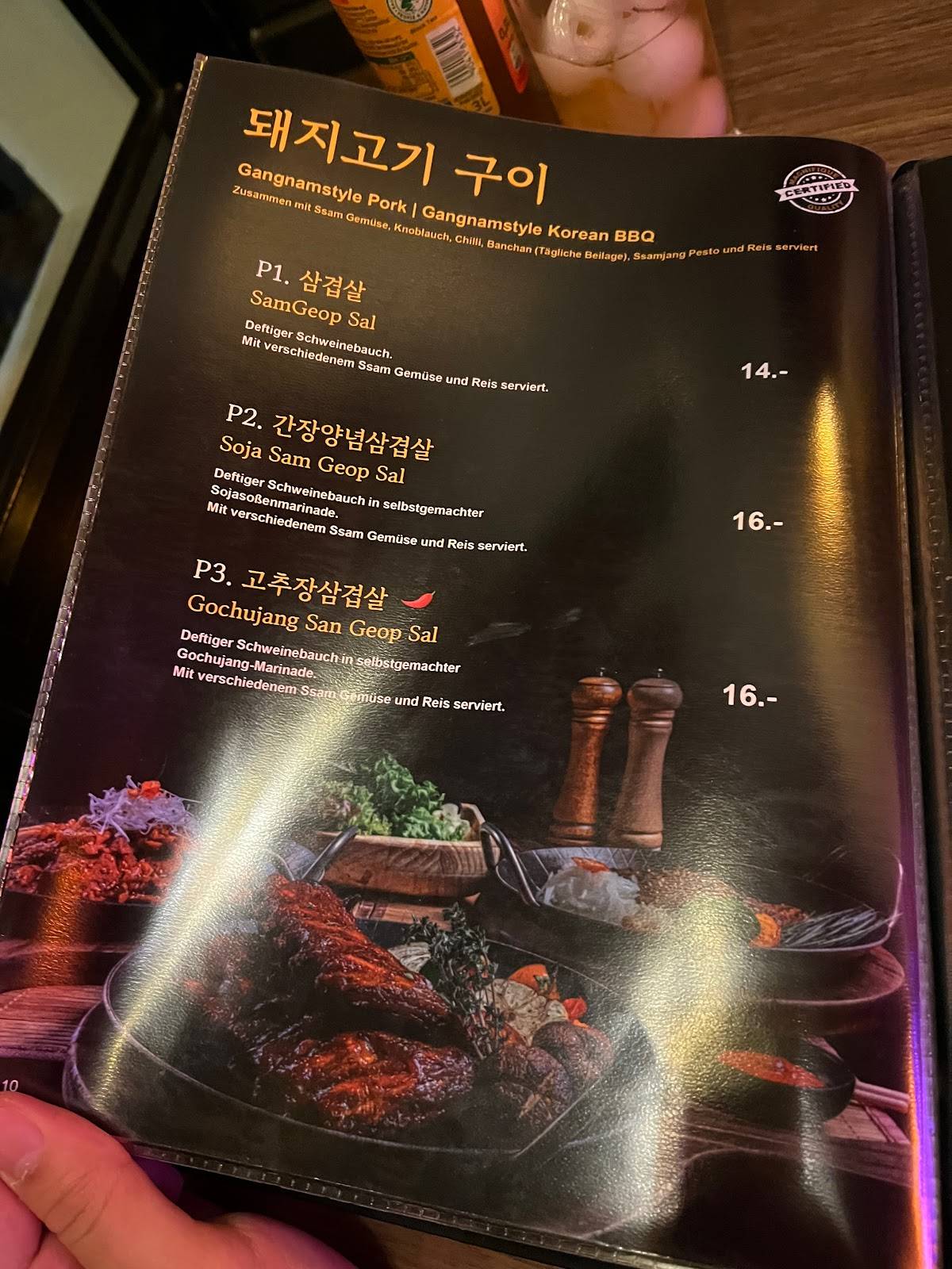 Speisekarte von Gangnamstyle Korean BBQ • Bulgogi • Bar, Köln