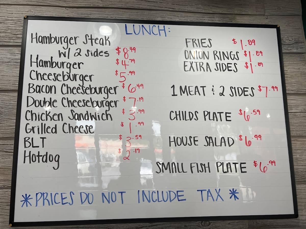 Menu at Commerce Country Cafe, Commerce, 216 Steven B Tanger Blvd