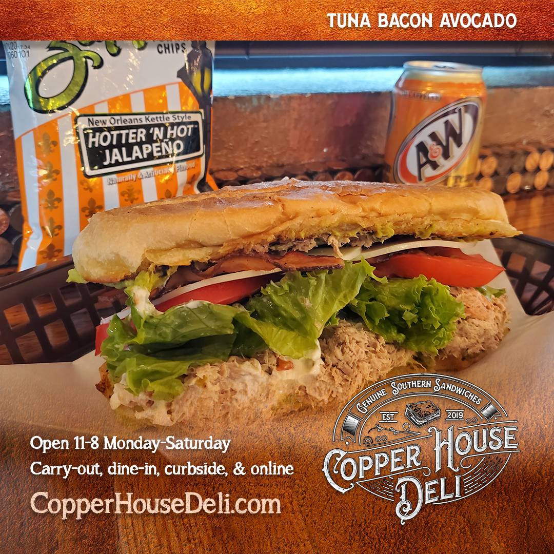 Menu at Copper House Deli restaurant, Wetumpka