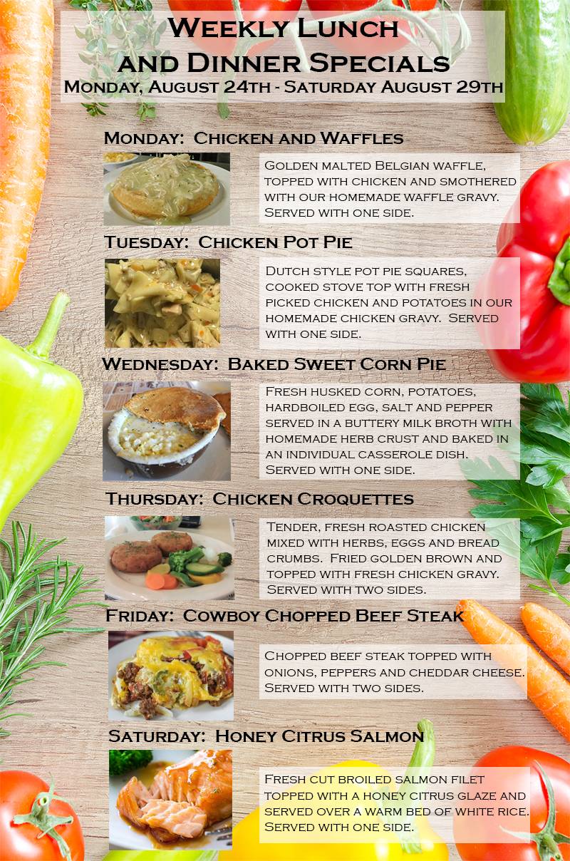 Menu at Country Table Restaurant, Mount Joy