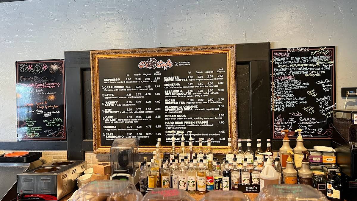 Menu at C's Cafe, Middlefield