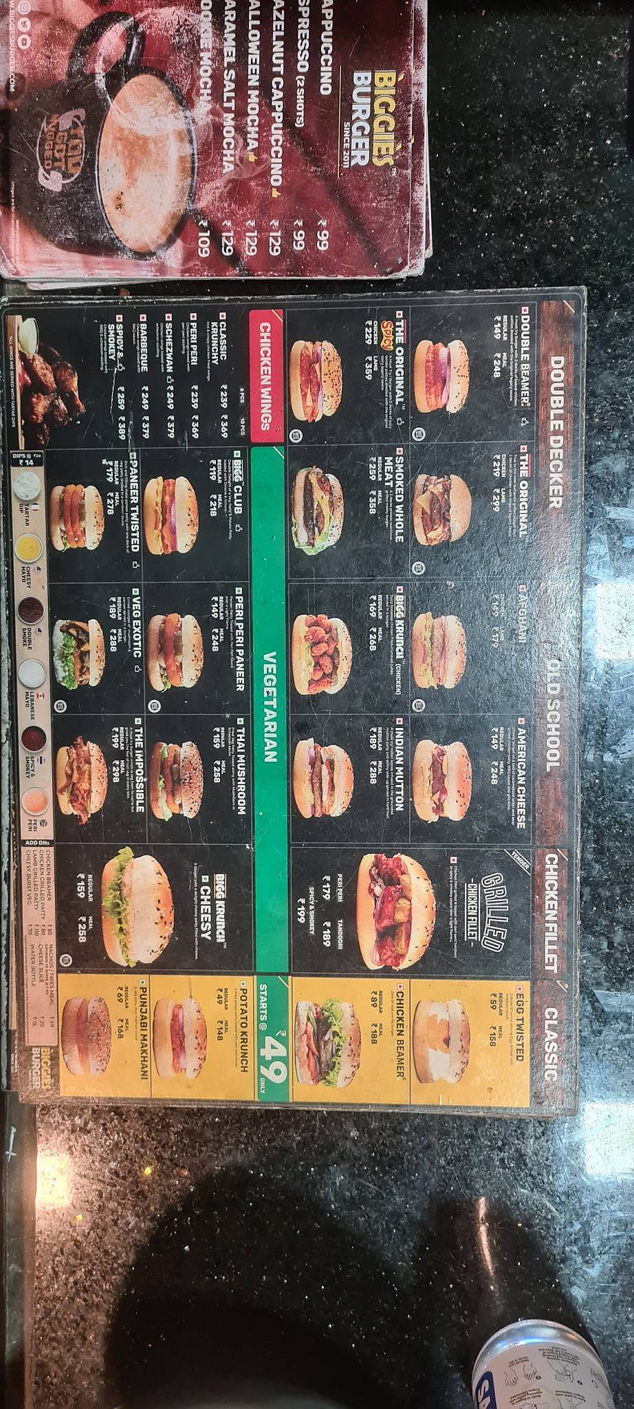 Menu at Gourmet By Biggies Burger : CDA (Cuttack), Cuttack, Biju ...
