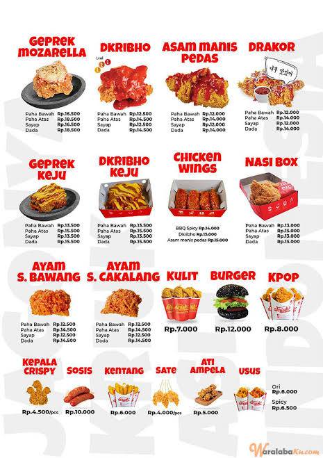 Menu at DKRIUK universitas pahlawan Bangkinang restaurant, Bangkinang