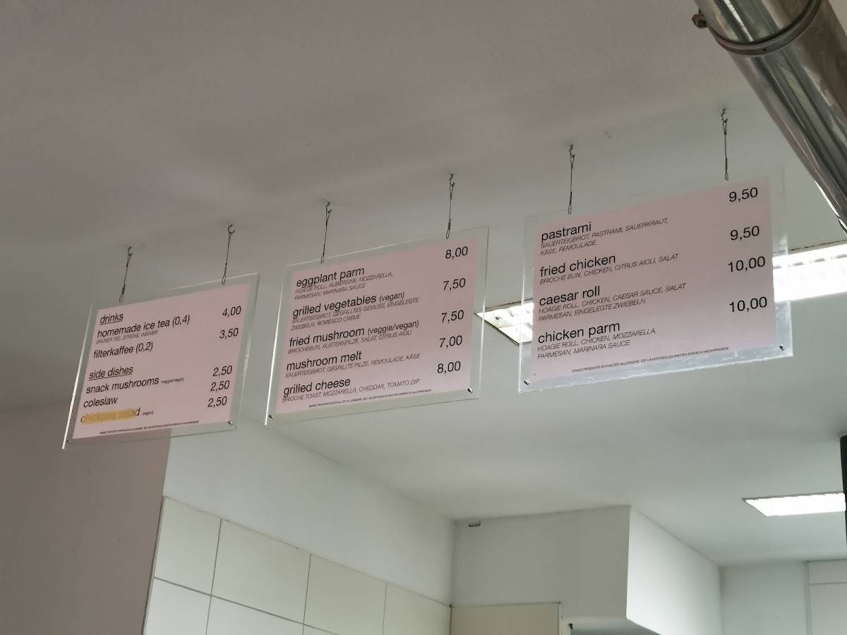 Speisekarte von DONDI bistro, Würzburg