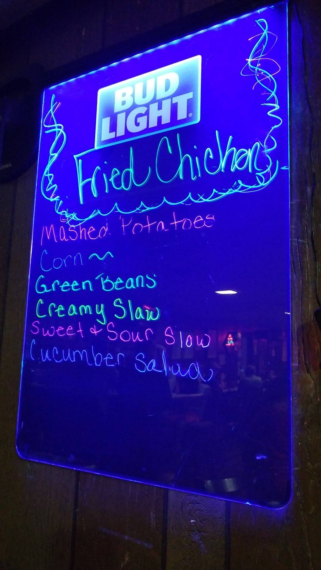 Menu at Darmstadt Inn restaurant, Evansville, Darmstadt Rd