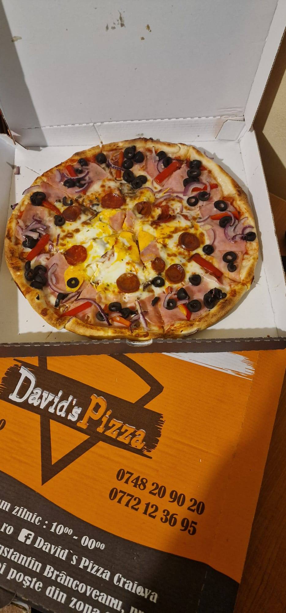 Speisekarte von David's Pizza, Craiova