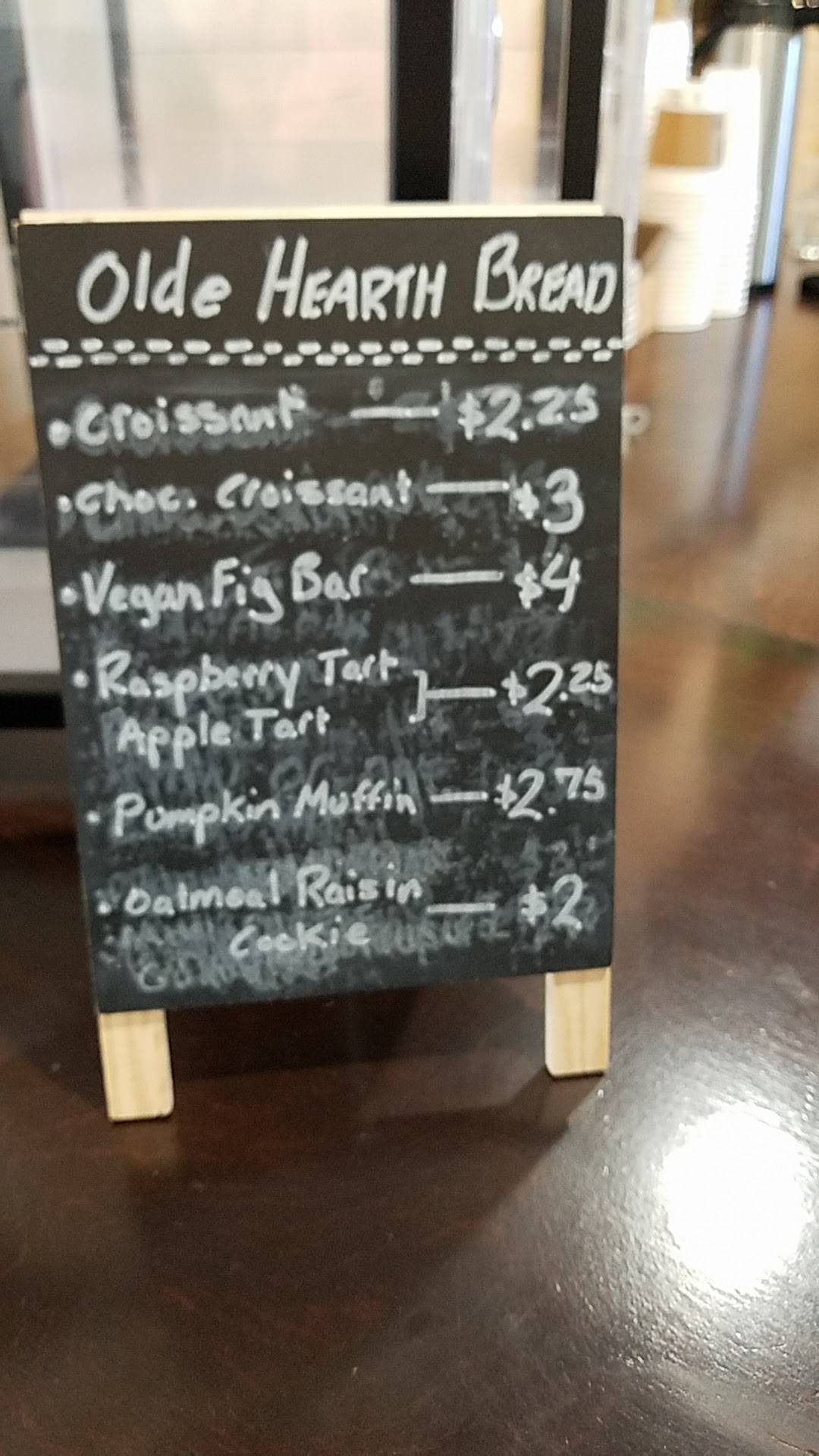 Menu at Trilogy Coffee Roasting Co cafe, DeLand