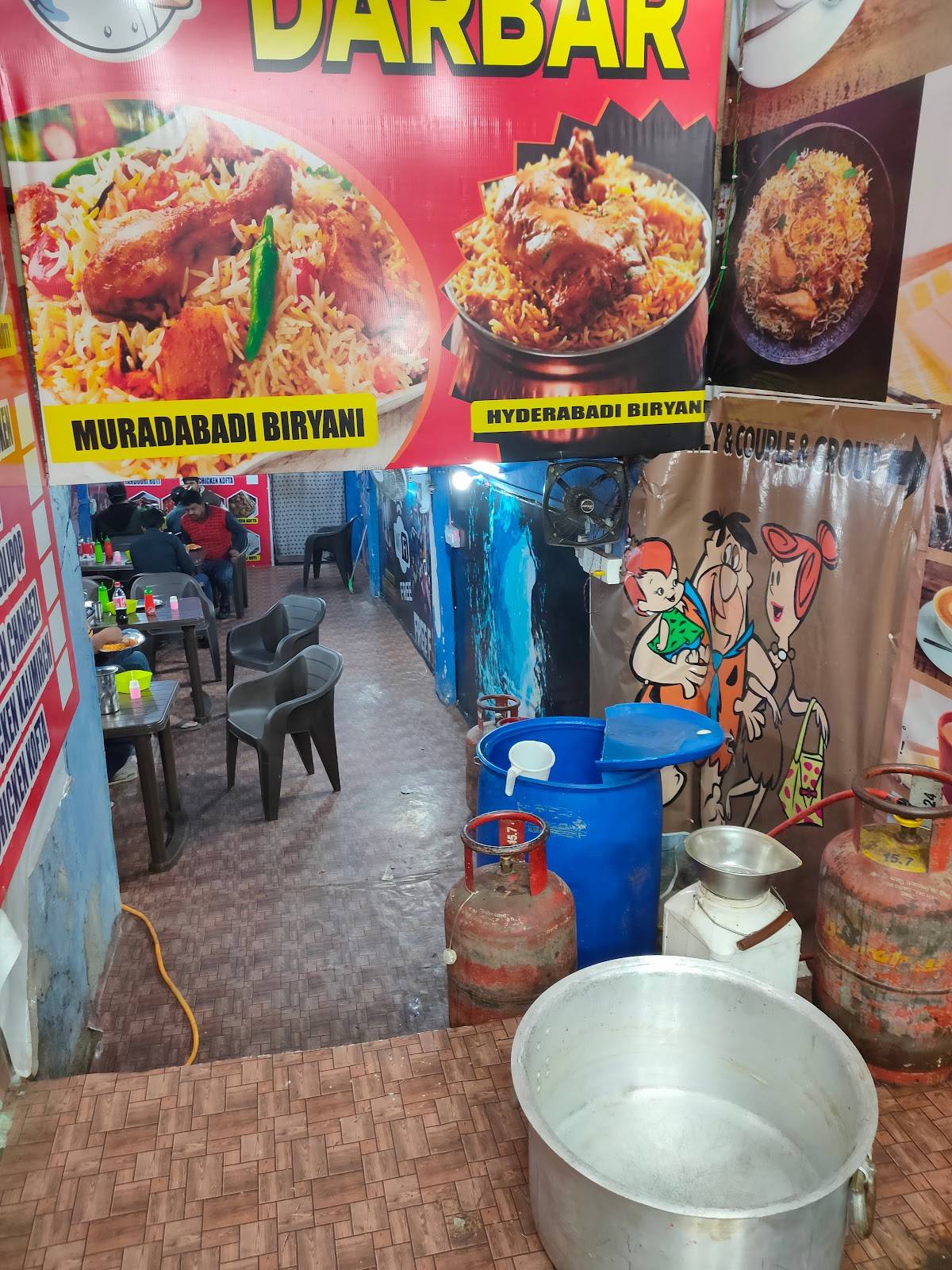 Menu at Delhi Darbar, Bhopal