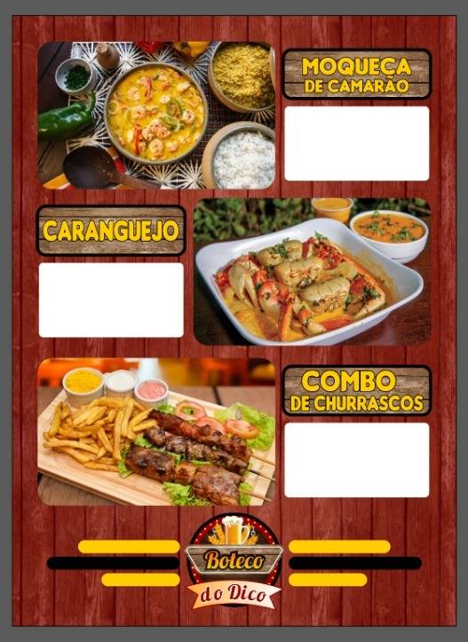 Menu em Boteco do Dico restaurante, Fortaleza