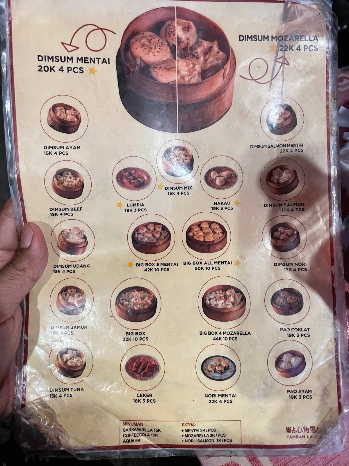 Carta del restaurante Dimsum Corner Galaxy, Bekasi