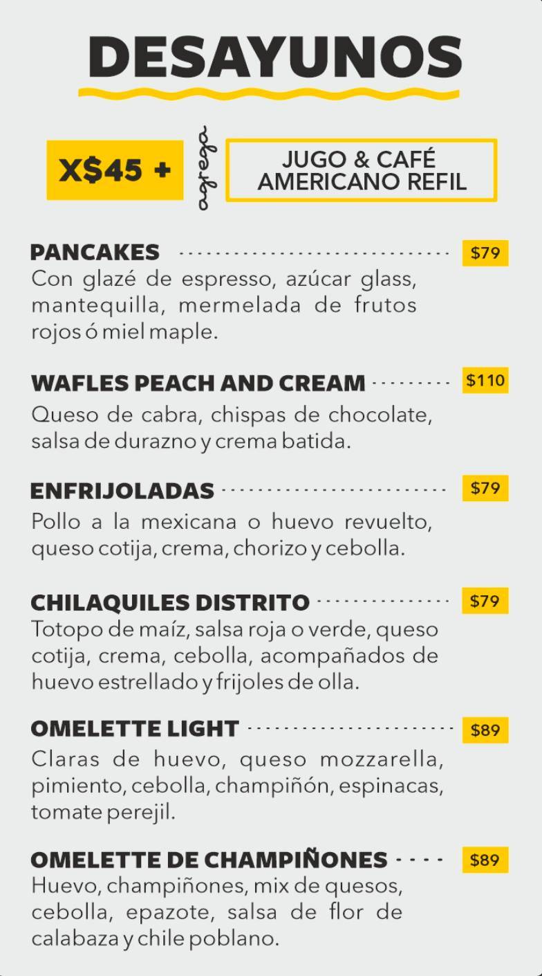 Carta de Distrito Cafe, Orizaba, Ote. 6 1469