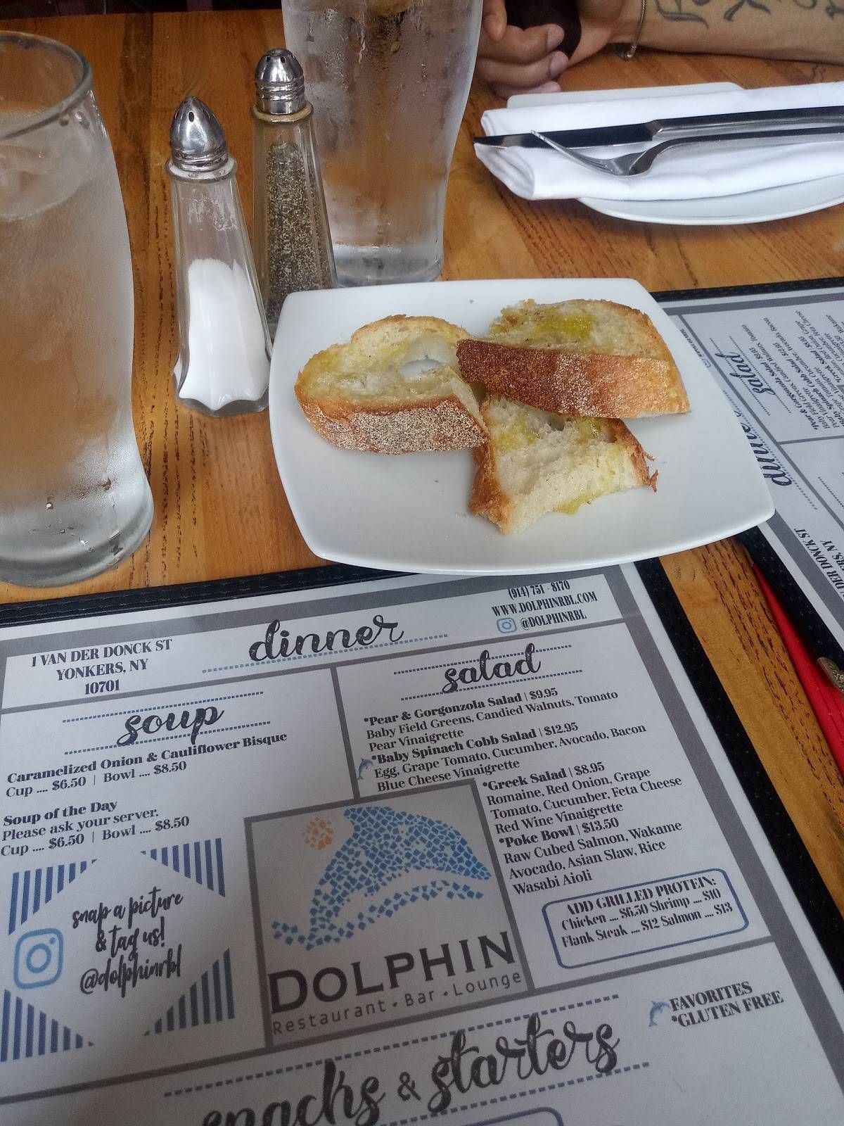 Menu at Dolphin Restaurant, Yonkers