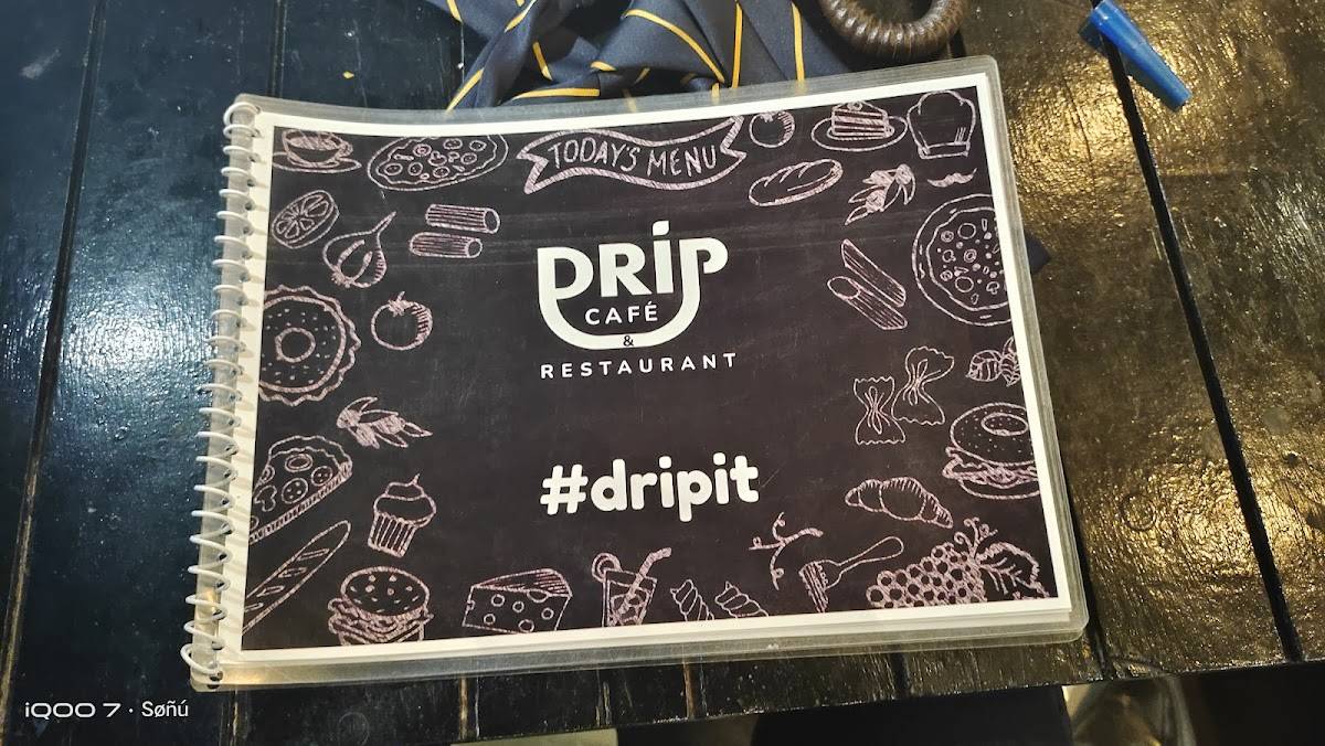 Menu at Drip Cafe & Restaurant, Bhubaneswar