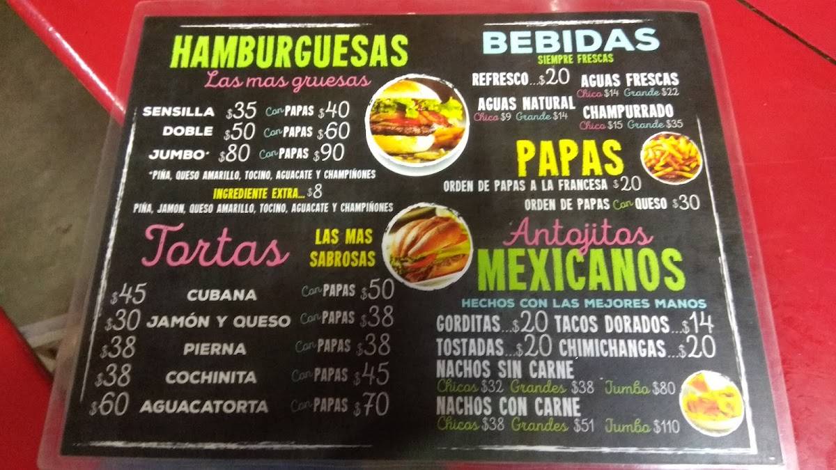 Carta del restaurante El Piolín, Ciudad Obregón